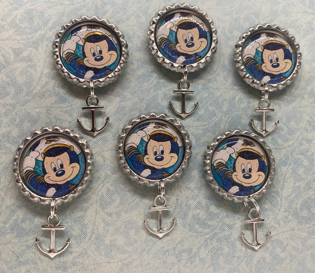 Disney Cruise Magnets / 25th Anniversary / Set of 6 or 12 / Captain ...