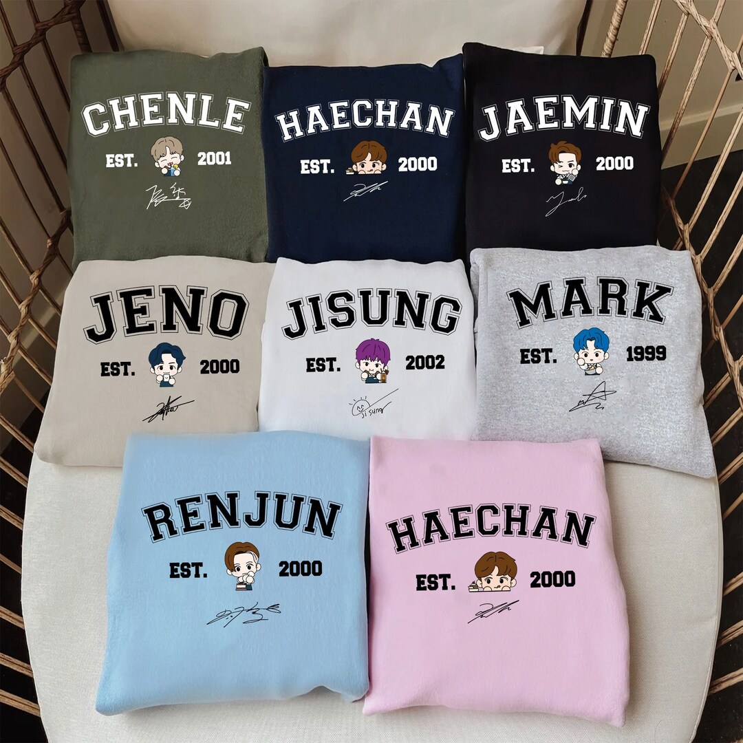 NCT Dream Member Shirt NCT Dream Chibi Shirt Haechan - Etsy