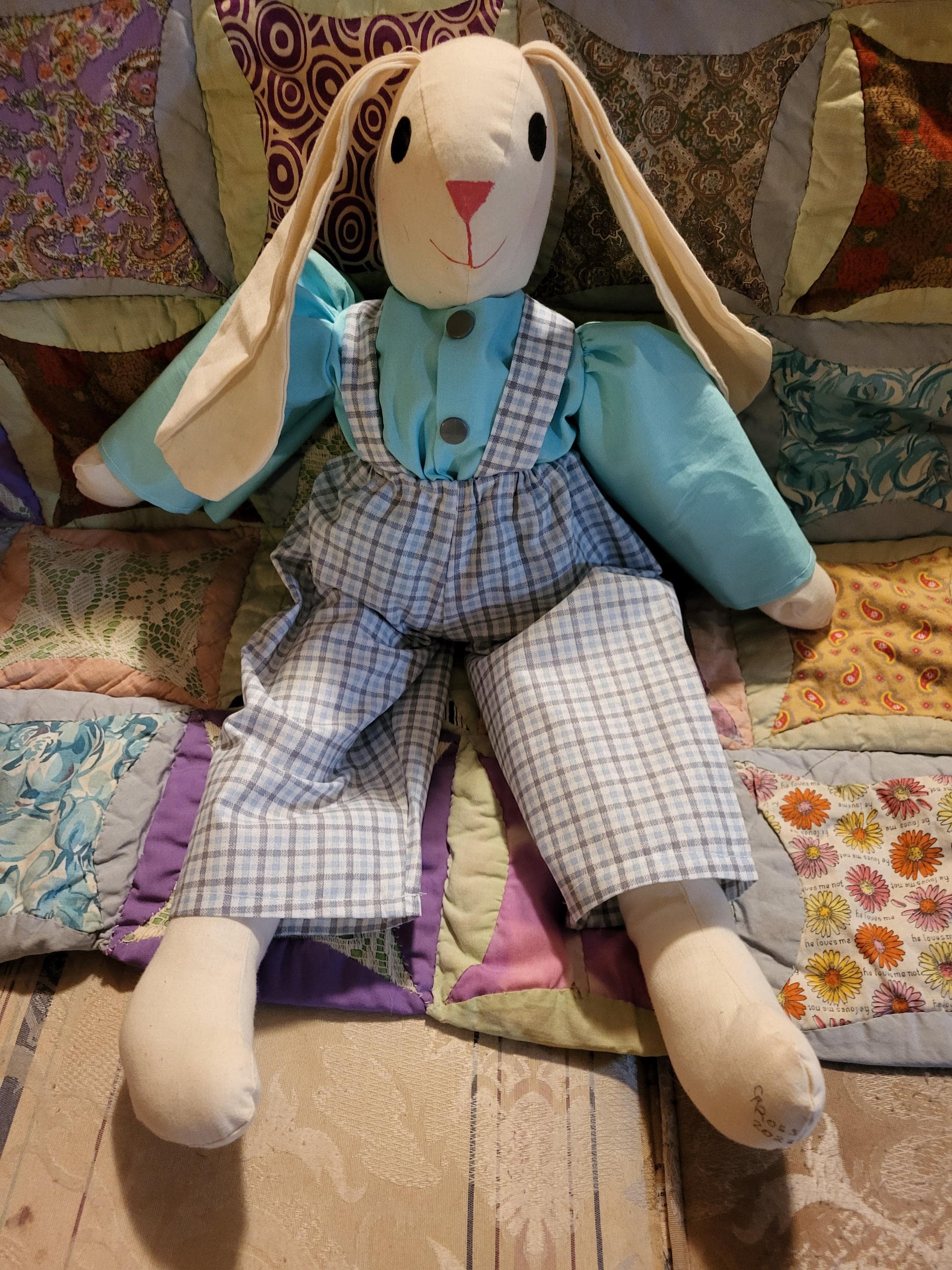 Handmade Muslin Bunnies (20 In.) - Etsy