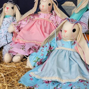 Handmade Muslin Bunnies (20 In.) - Etsy