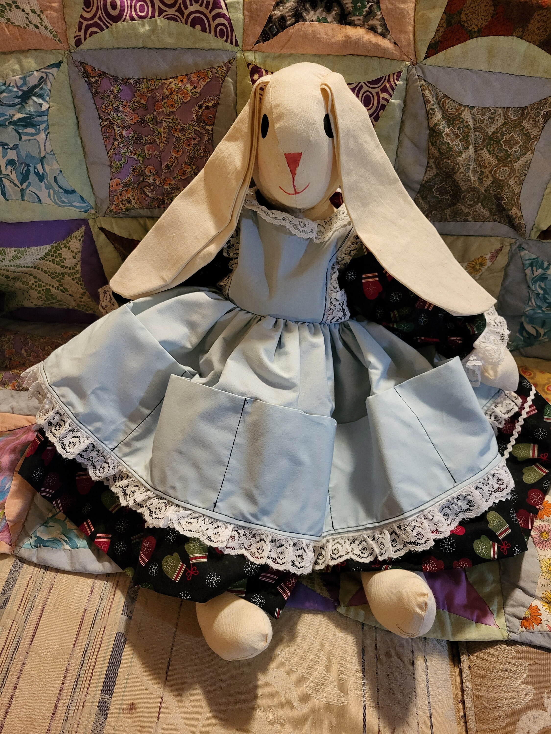 Handmade Muslin Bunnies (20 In.) - Etsy