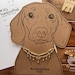 Printable Dachshund Pet Collar DIY Display Card Dog Accessory Display ...