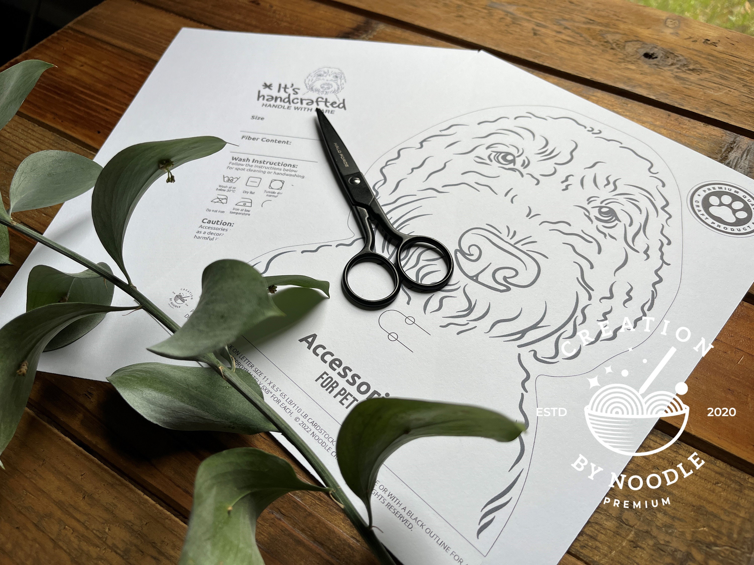 Printable Pet Collar DIY Display Card Dog Accessory Display ...