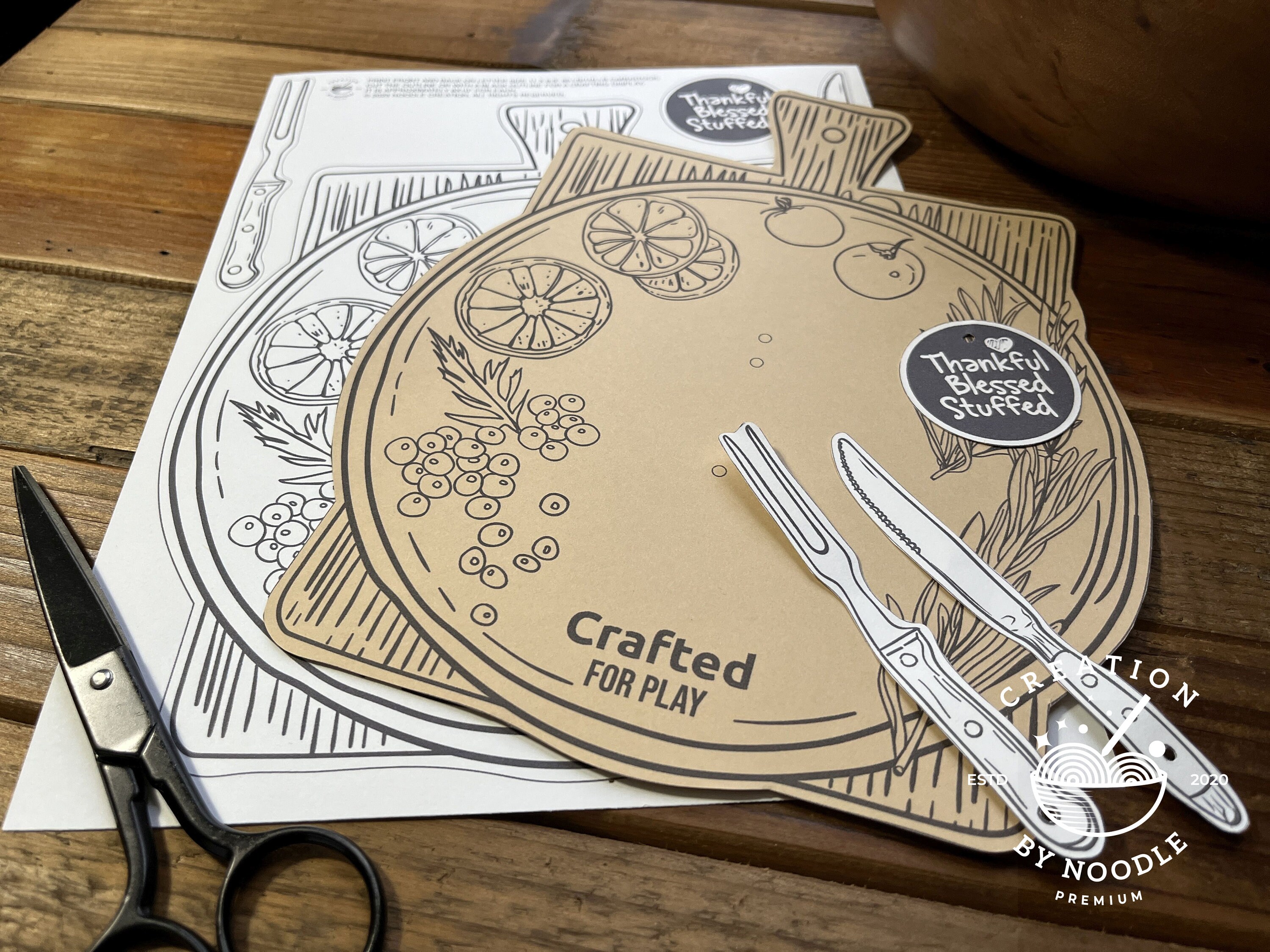 Printable Crafted for Play Display Card Toy Accessory Display ...