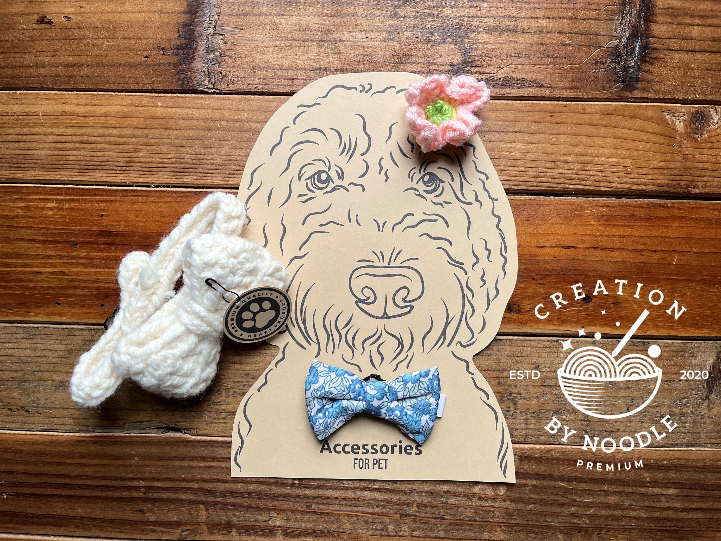 Printable Pet Collar DIY Display Card Dog Accessory Display ...