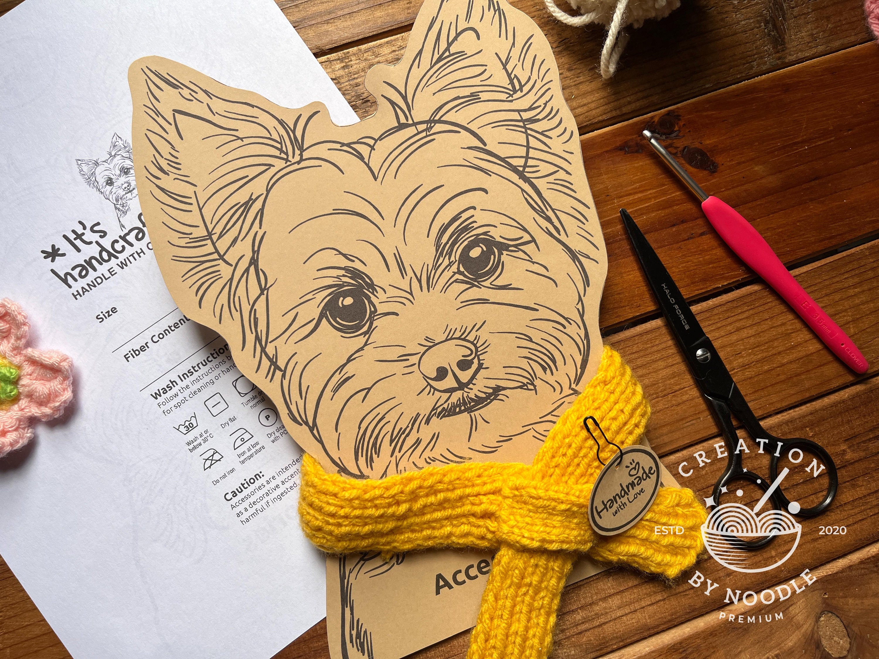 Printable Yorkshire Terrier Yorkie Pet Collar DIY Display Card ...