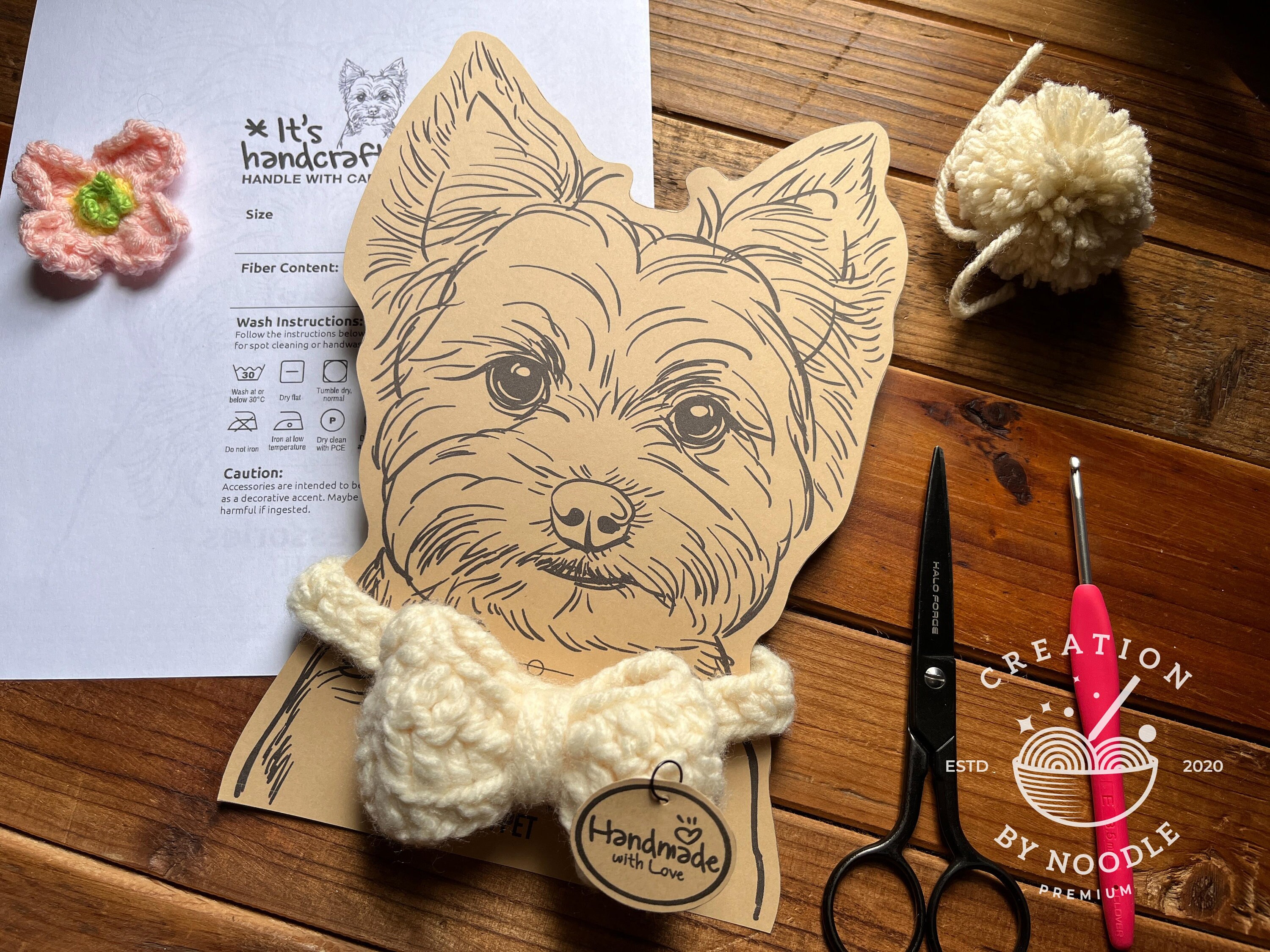 Printable Yorkshire Terrier Yorkie Pet Collar DIY Display Card ...