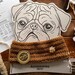 Printable Pug Pet Collar DIY Display Card Dog Accessory Display ...
