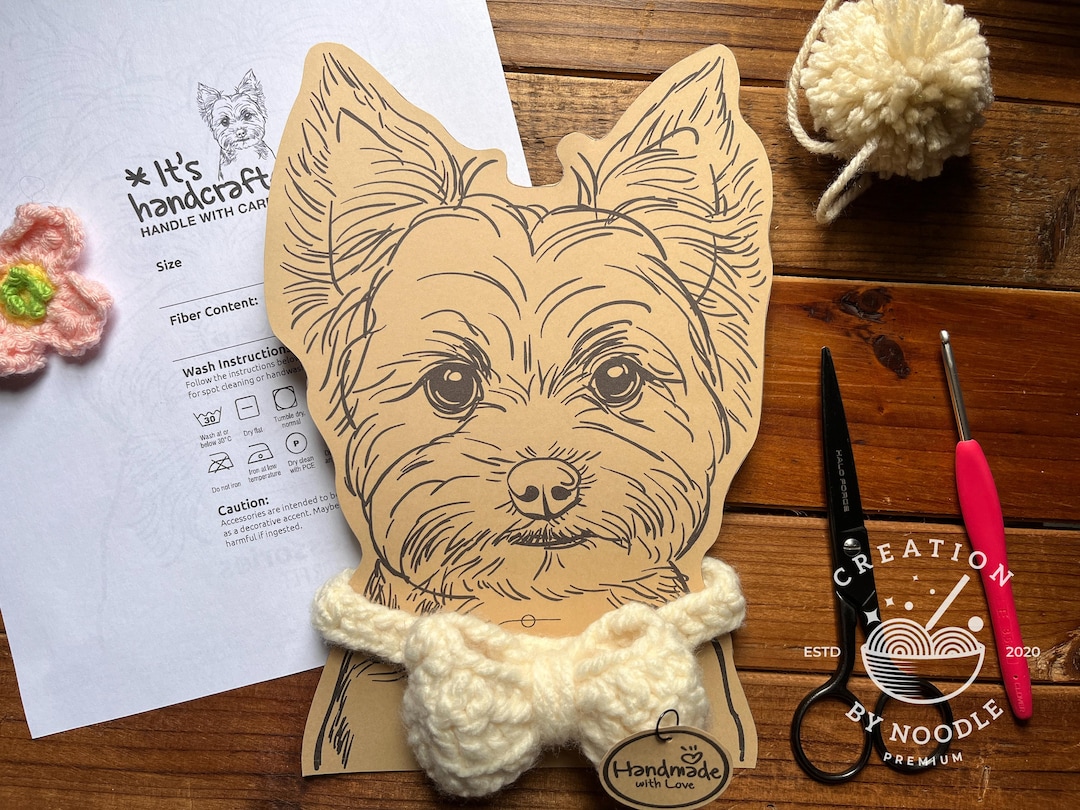 Printable Yorkshire Terrier Yorkie Pet Collar DIY Display Card ...