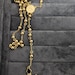 Rosary Stainless Steel Gold Colour Long Chunky Cross Pendant Chain Long ...