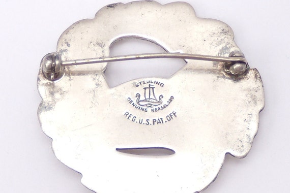 Genuine Norseland Sterling Silver Bird Pin, Coro Nors… - Gem