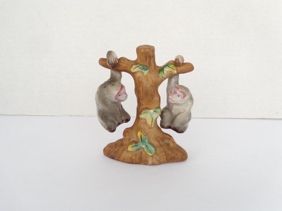 Monkey Salt and Pepper Shakers, Dangling Monkey Salt Pepper, Monkeys ...