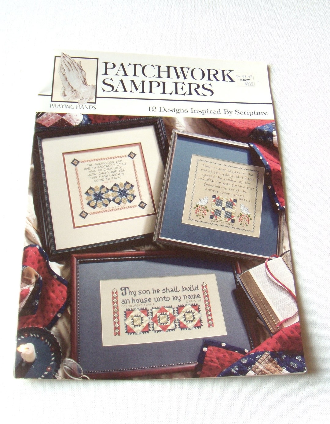 Praying Hands Patchwork Samplers 12 Designs Inspired by - Etsy