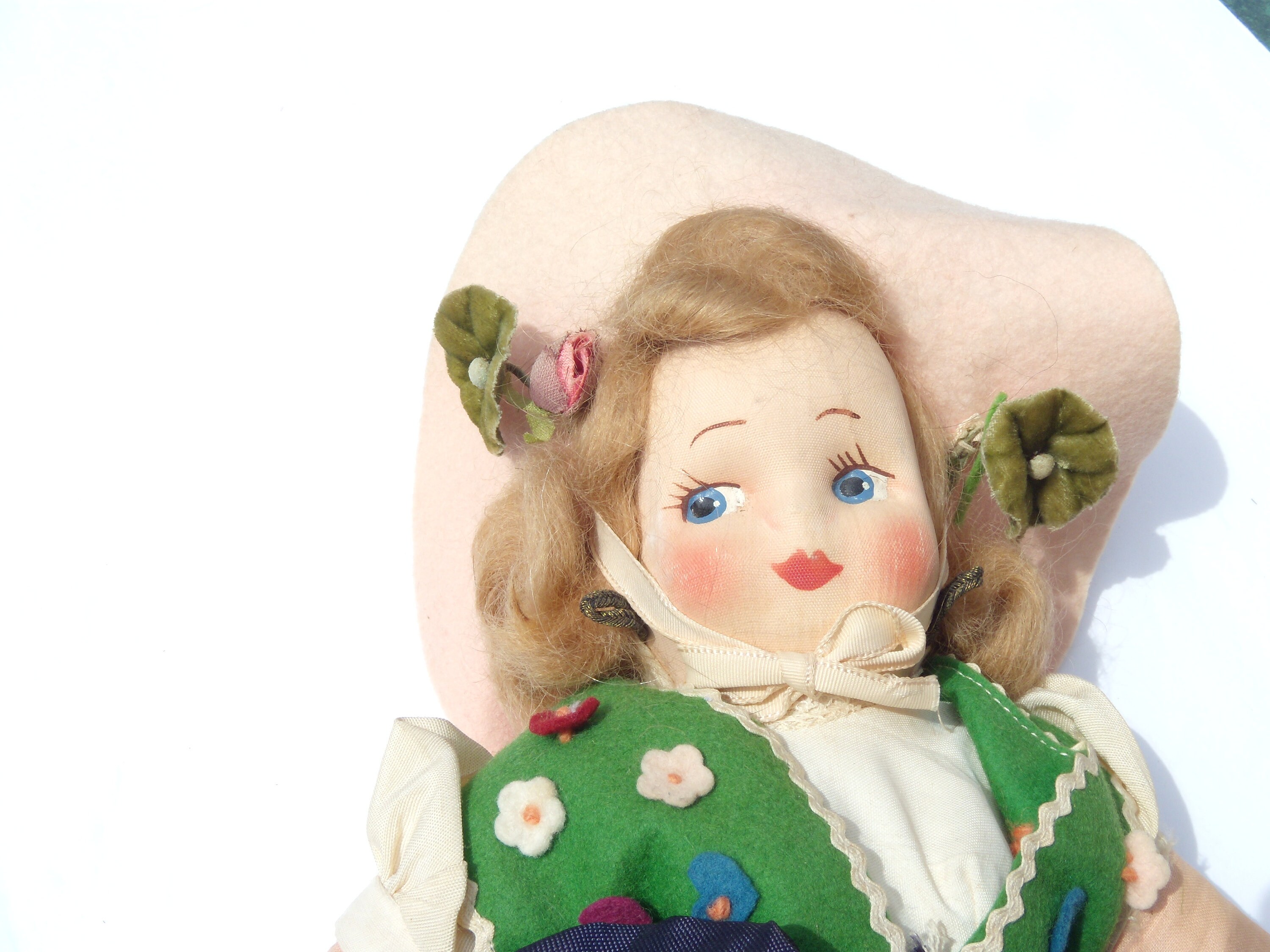 Swiss Rag Doll. 1940s Rag Doll Swiss Souvenir Doll European | Etsy