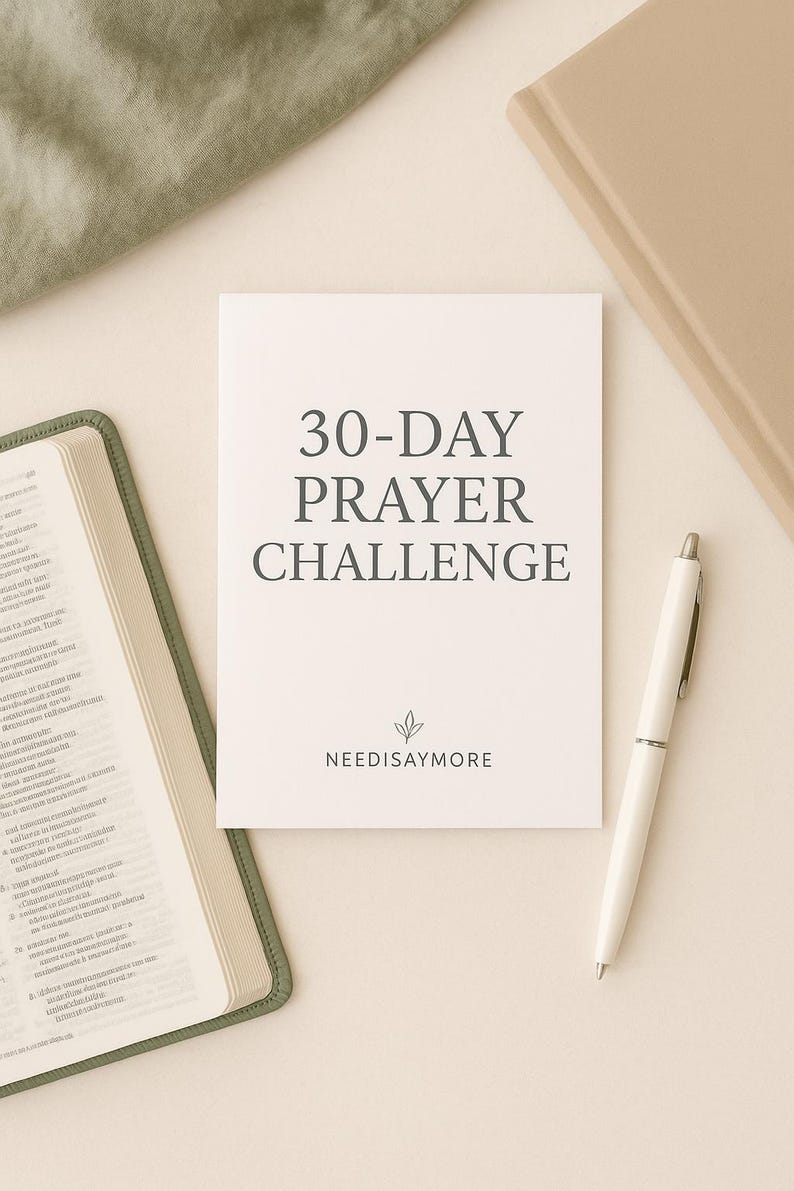 30-day Prayer Challenge Printable | Christian Devotional Journal ...