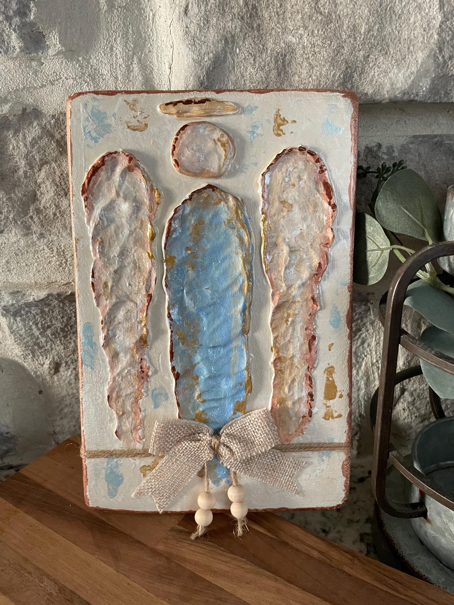 Handmade Angel Sign, Rustic Angel, Distressed Angel, Angel Art, Wood ...