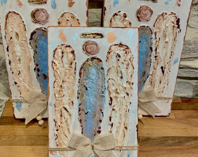 Handmade Angel Sign, Rustic Angel, Distressed Angel, Angel Art, Wood ...