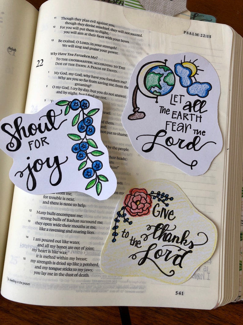 Bible Journaling: Tree Planted by Streams - Etsy