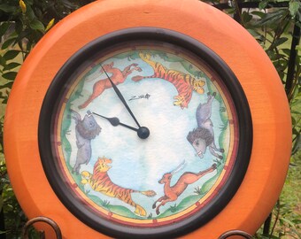 Tiger Clock | Etsy