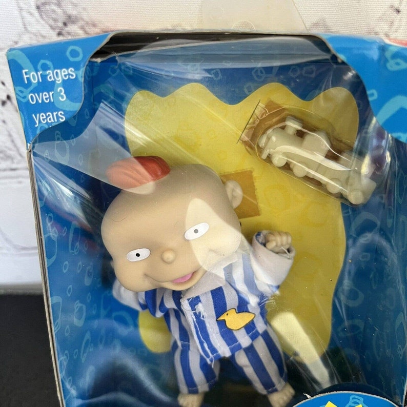 Mattel Rugrats PHIL Doll in Pajamas Glow in Dark Toy Train Slumber ...
