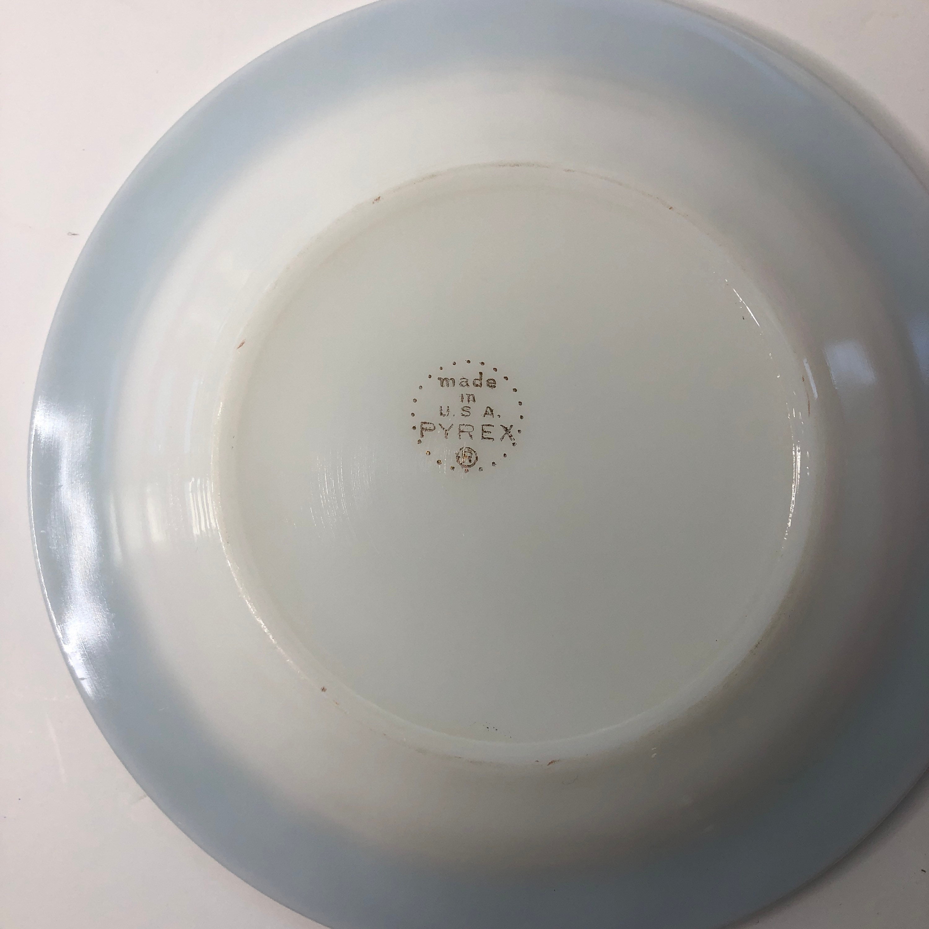 Pyrex Regency Blue Band With Gold Trim Cup and Saucer Sets Vintage ...