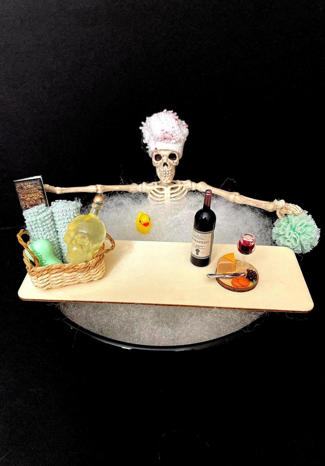 Light-up Bathing Skeleton: Spooky Halloween Bathtub Decor - Etsy