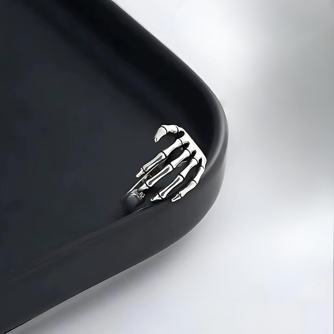 Adjustable Skeleton Hand Ring: Gothic Punk Jewelry - Etsy