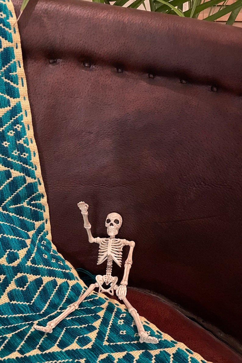 Mini Posable Skeleton,halloween Crafts, Miniatures,haunted Dollhouse ...