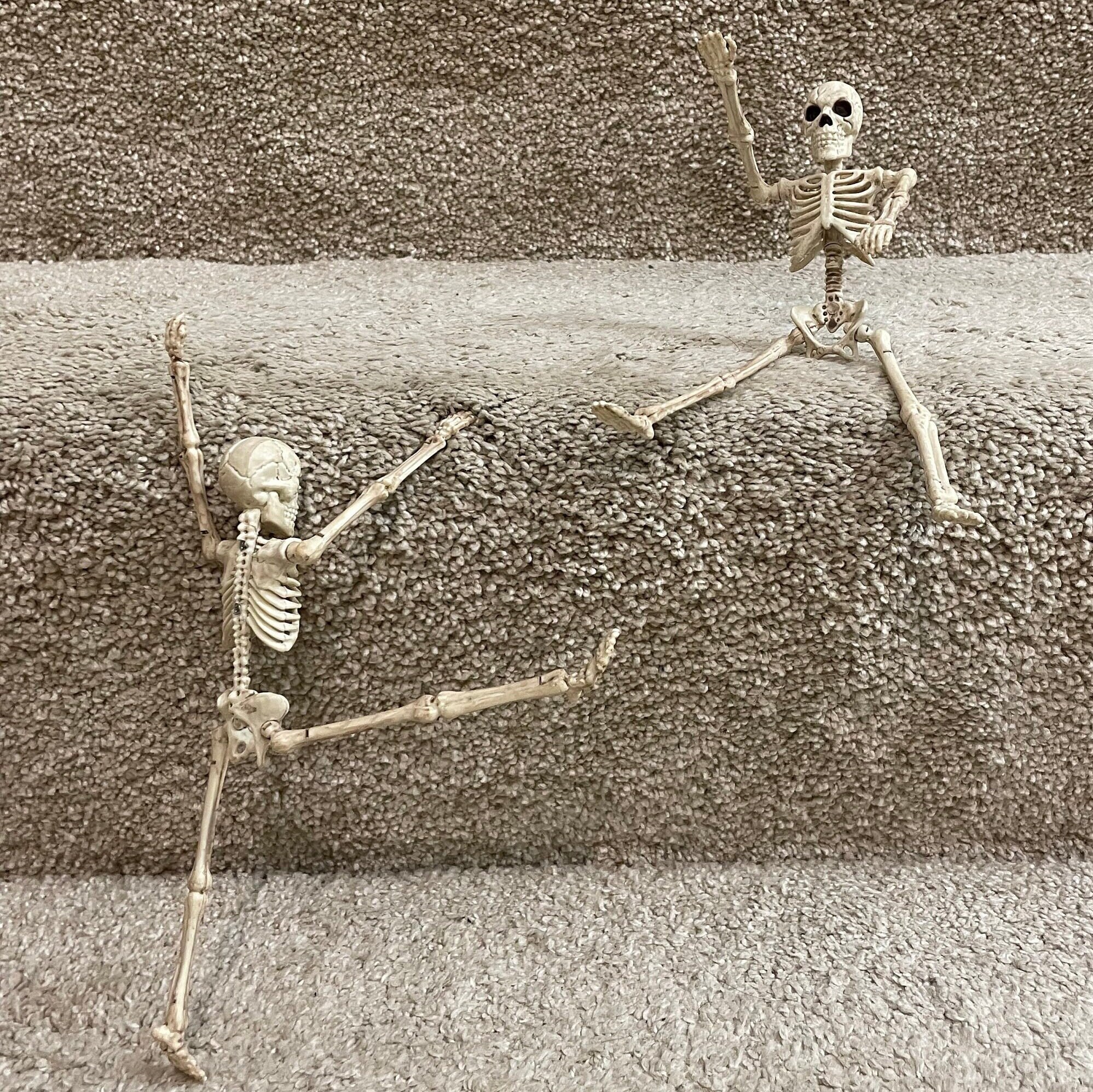 Mini Posable Skeleton,halloween Crafts, Miniatures,haunted Dollhouse ...
