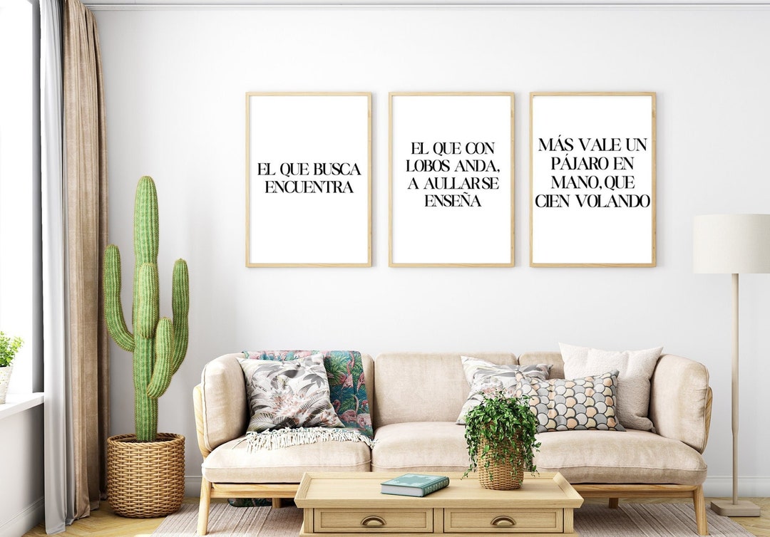 15 Mexican Dichos, Proverbs - Home Wall Art, Office Wall Art, Bedroom ...