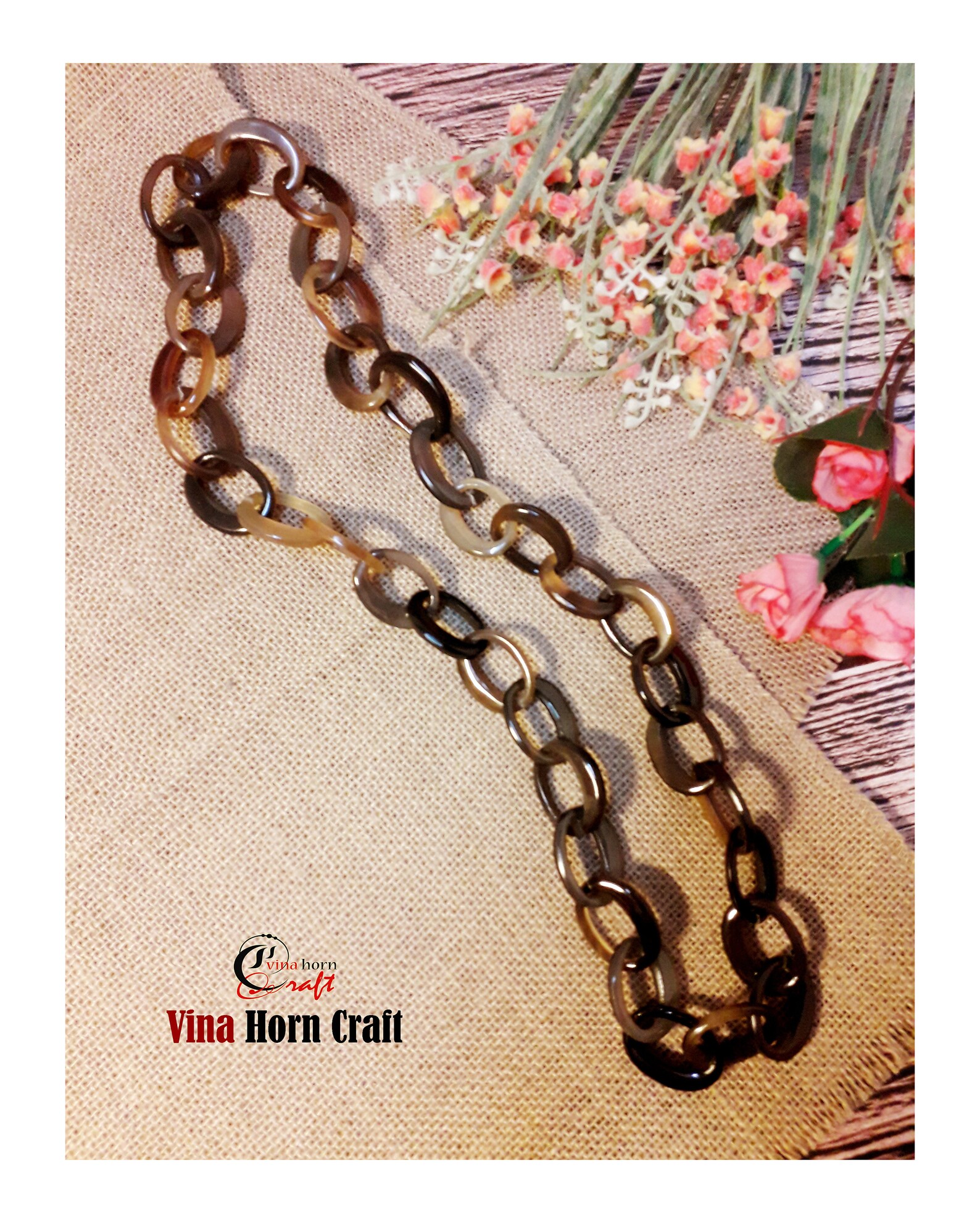 Natural Buffalo Horn Necklaces - Chain Necklace Handmade in Vietnam - Etsy