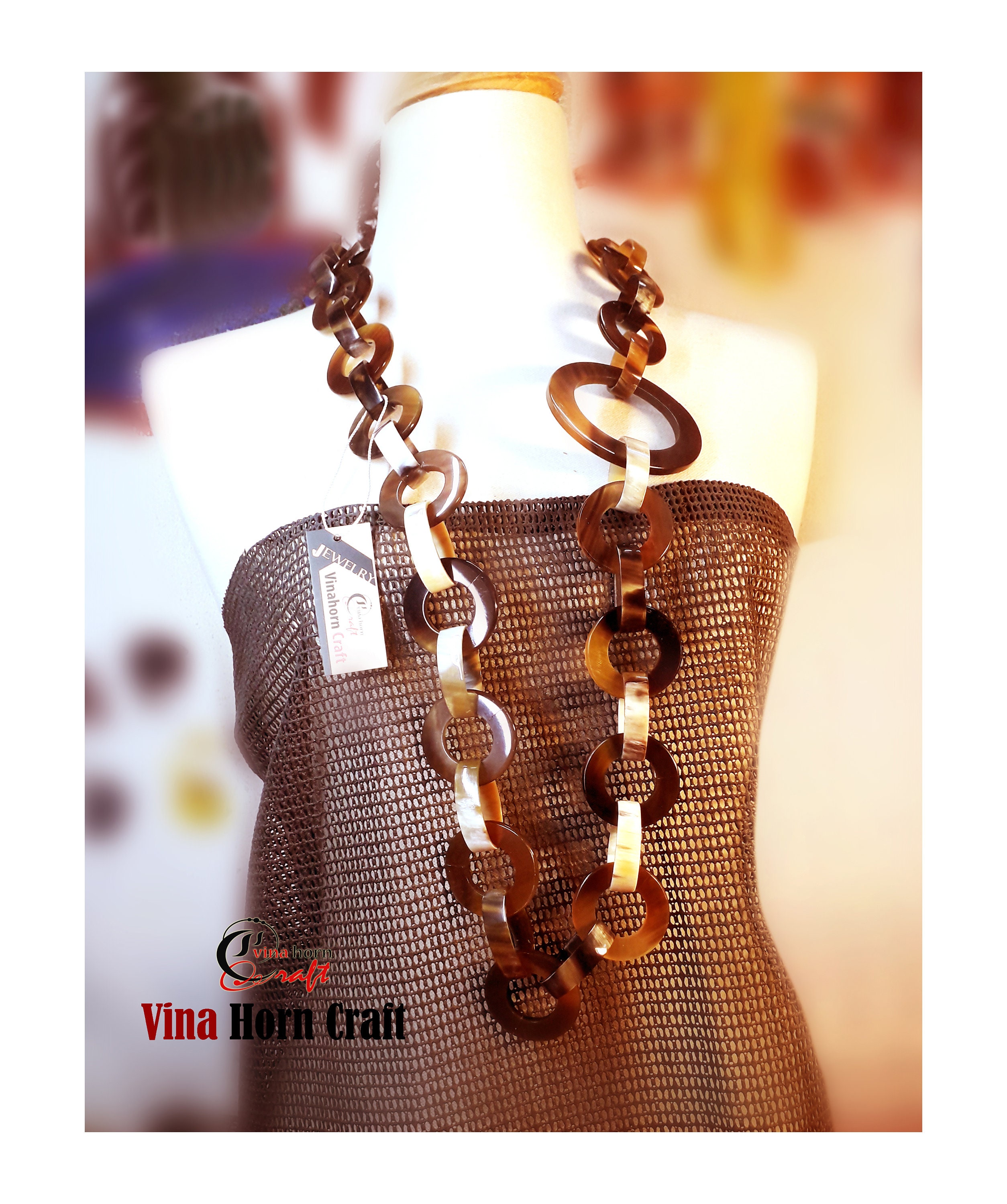 Natural Buffalo Horn Necklaces Chain Necklace Handmade in - Etsy