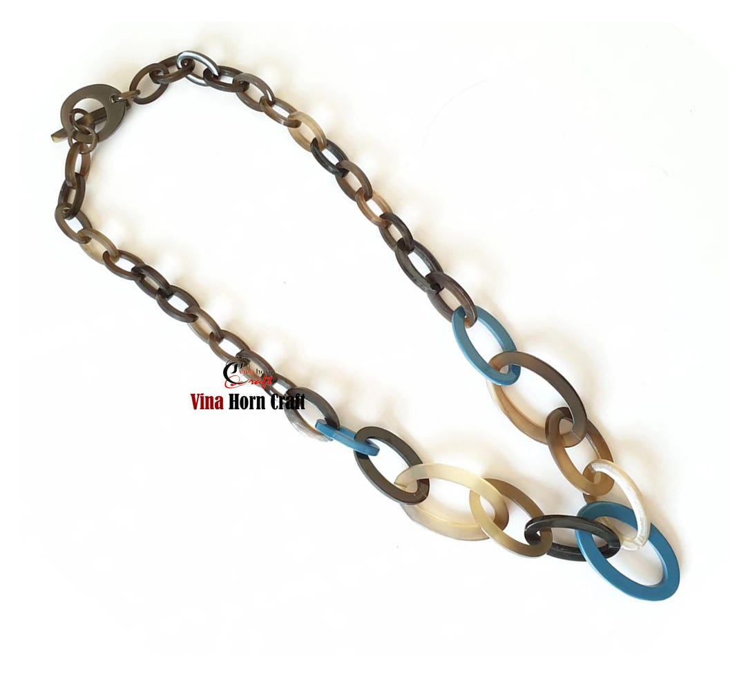 Natural Buffalo Horn Necklaces - Chain Necklace Handmade in Vietnam - Etsy