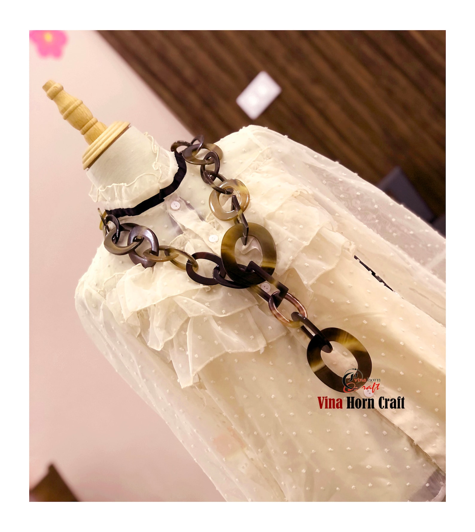 Natural Buffalo Horn Necklace Chain Necklace Handmade in - Etsy