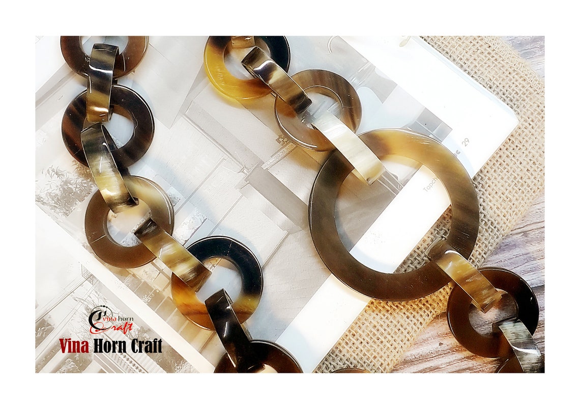 Natural Buffalo Horn Necklaces Chain Necklace Handmade in - Etsy