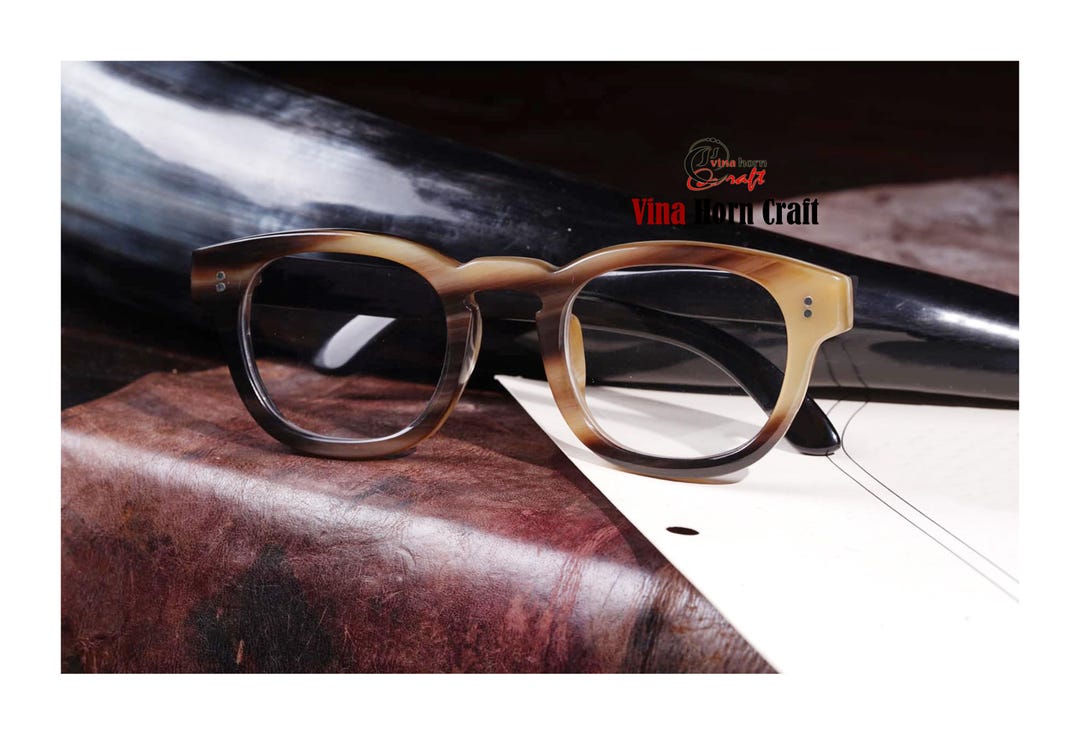 Natural Buffalo Horn Eyeglass Frames _ Vietnam | Blue Light Filtering ...