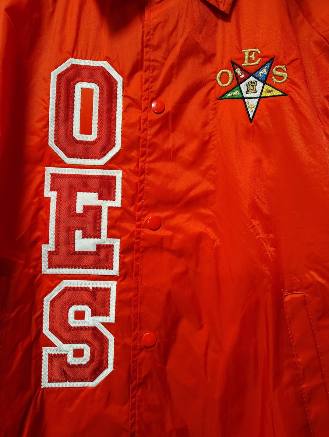 OVERSTOCK, Eastern Star Chapter Jacket, OES Line Jacket, Crossing ...