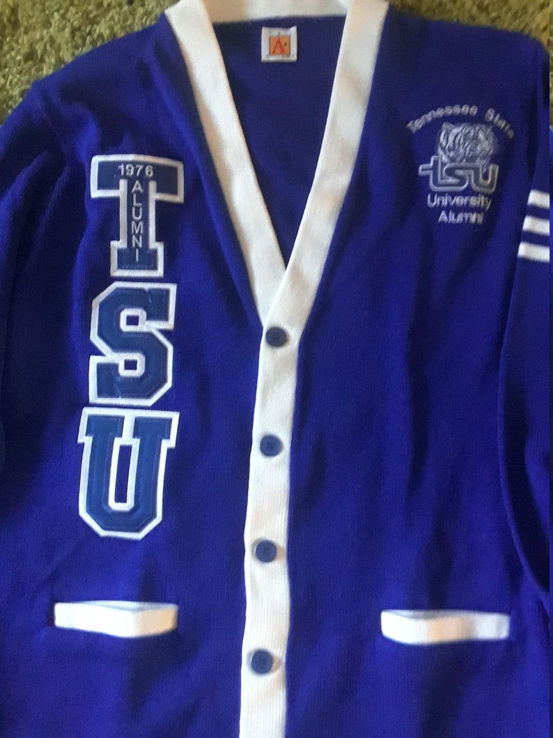 Tennessee State University Cardigan College Apparel TSU - Etsy