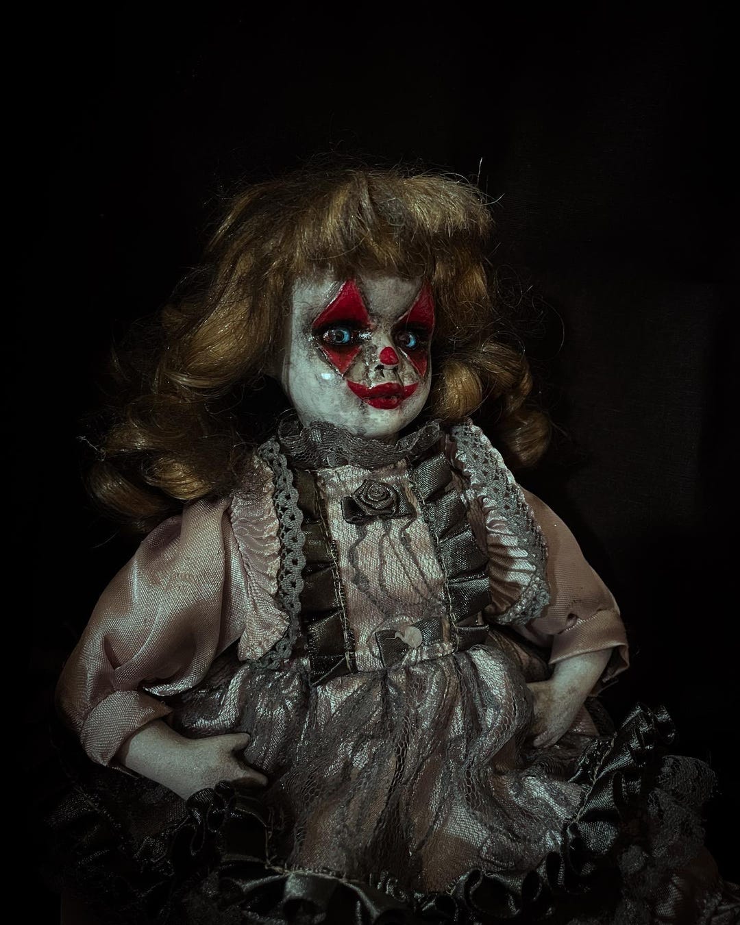 Creepy Clown Doll - Etsy