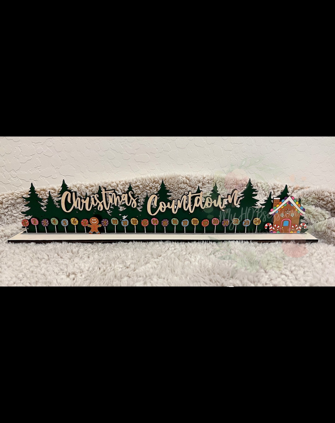 Gingerbread Christmas Countdown. SVG. Digital File ONLY. Not a Physical ...