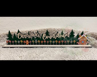 Digital Christmas Countdown SVG Digital File Only - Etsy