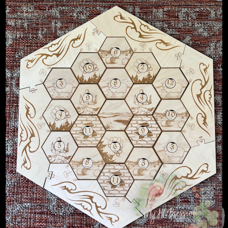 Custom Catan Board - Etsy