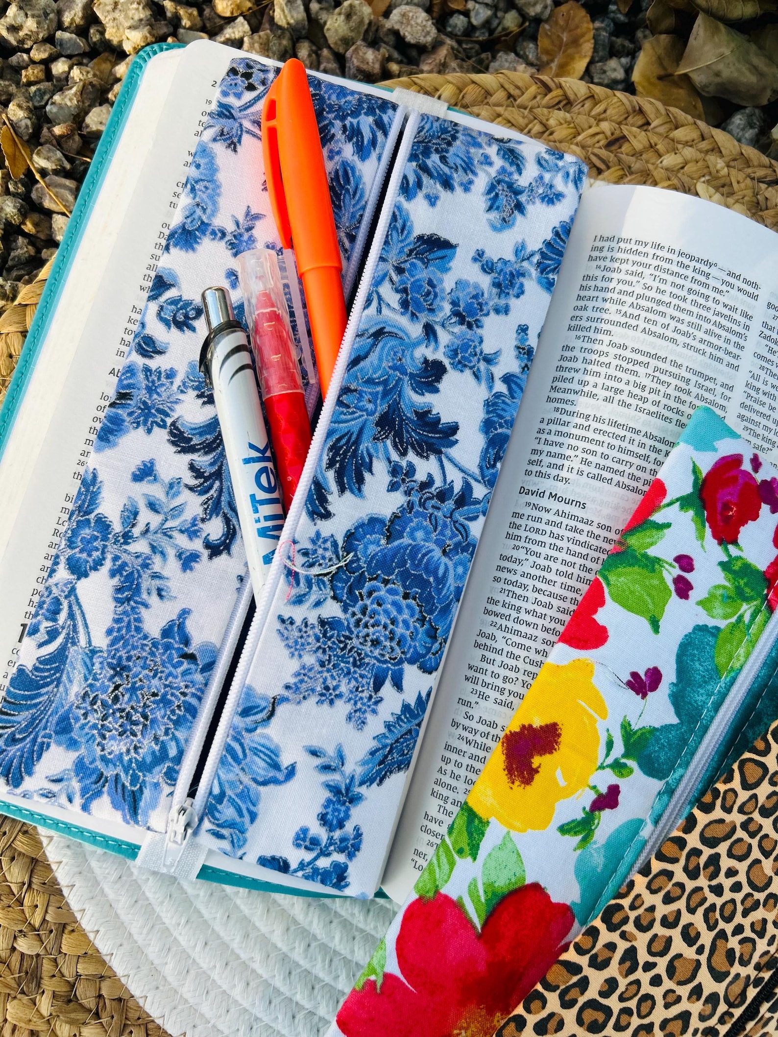 Attachable Pencil Pouch for Planners and Journal Bible and Pen Holder ...