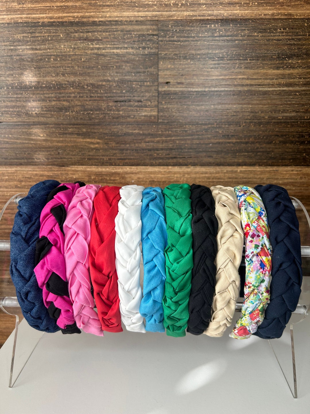 Solid Easter Spring Braided Headbands for Women and Children, Colorful ...