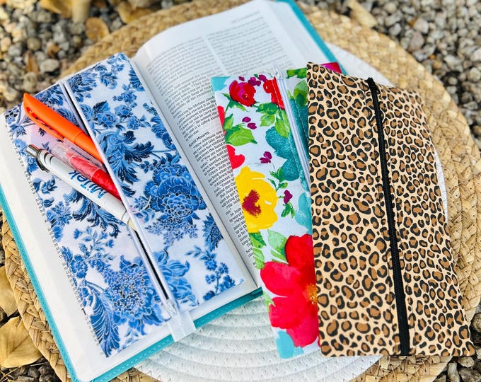 Attachable Pencil Pouch for Planners and Journal Bible and Pen Holder ...