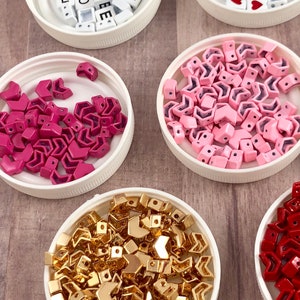 8mm Chevron Arrow Shape Tile Enamel Beads, Tile Bracelets, Colorblock ...