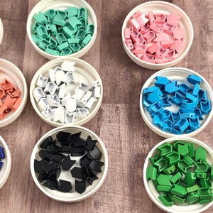 Enamel Tile Beads, Arrow Tile Beads, 2 Hole Enamel Beads, Tile ...