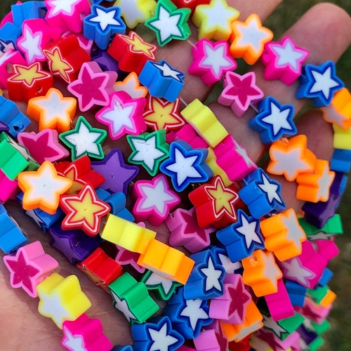 Translucent Rainbow Stripes Striped Beads for Jewelry Making - Etsy