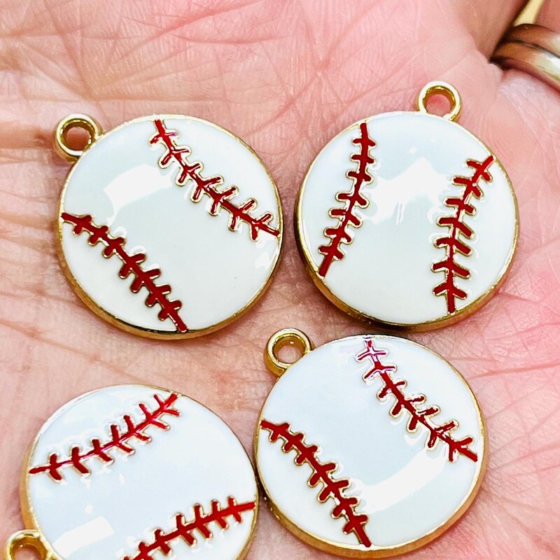 Baseball Charms - Etsy