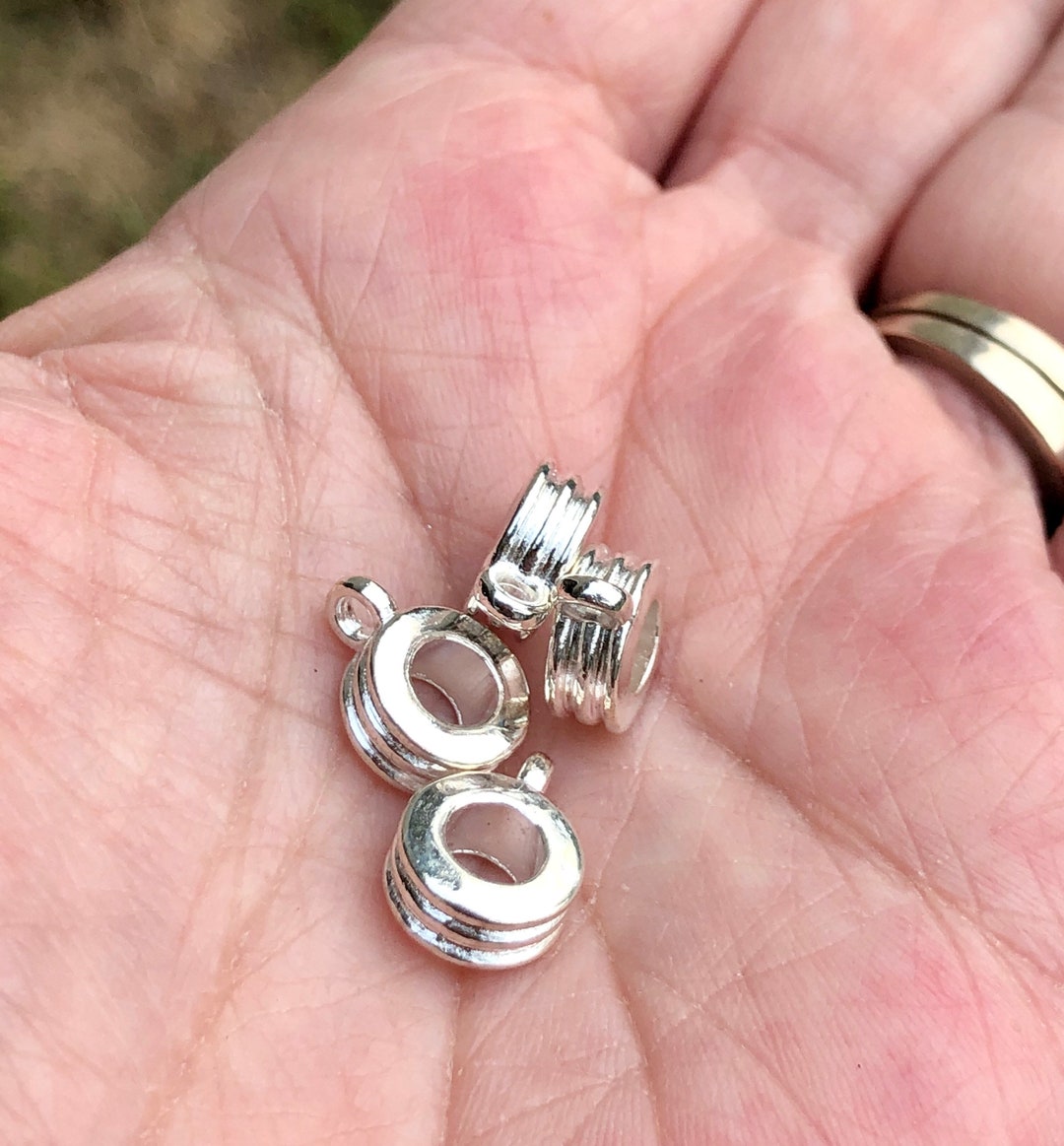 Tibetan Style Silver Bails Hanger Links Charm Carrier Charm - Etsy
